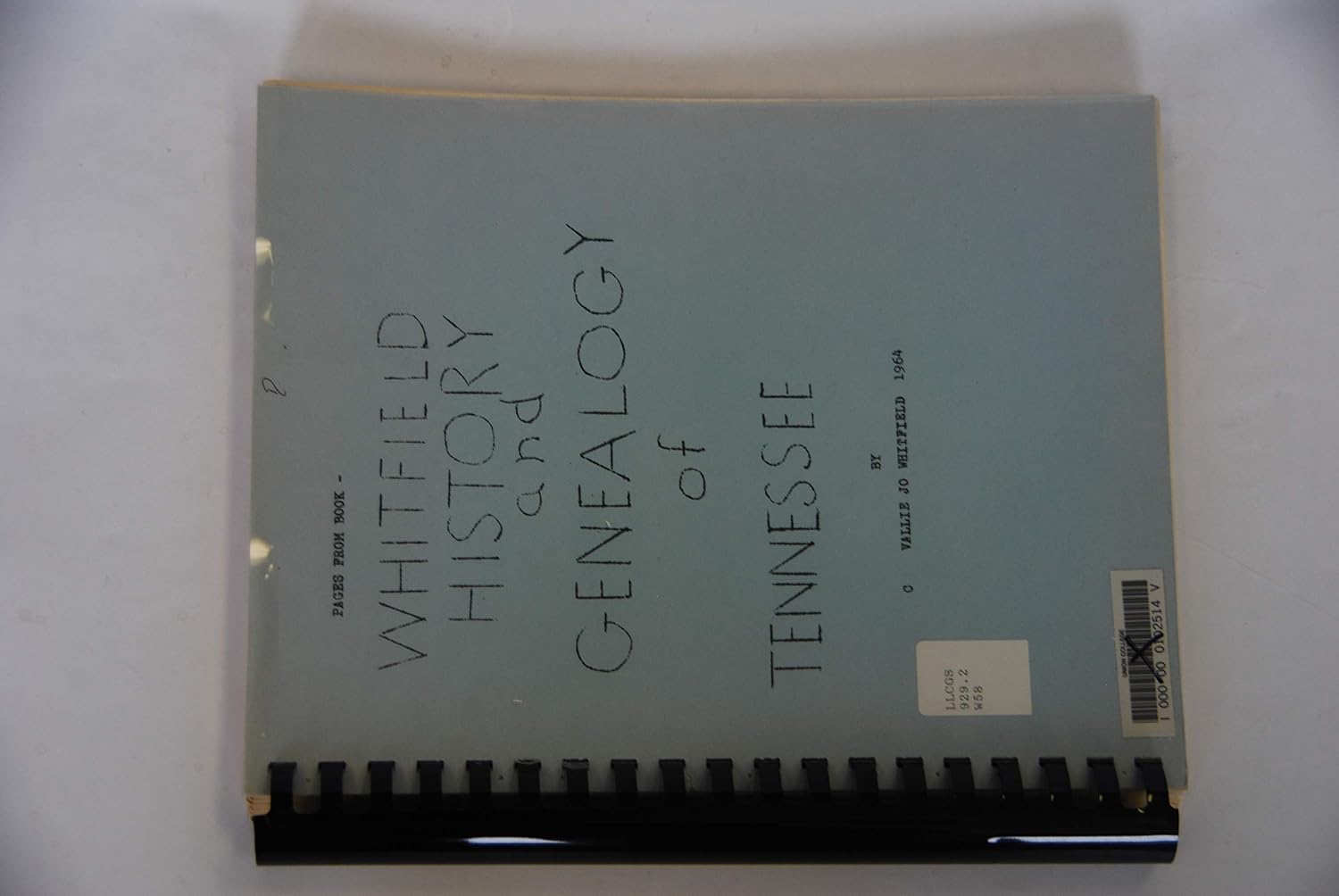 Buy Whitfield History and Genealogy of Tennessee Book Online at Low ...