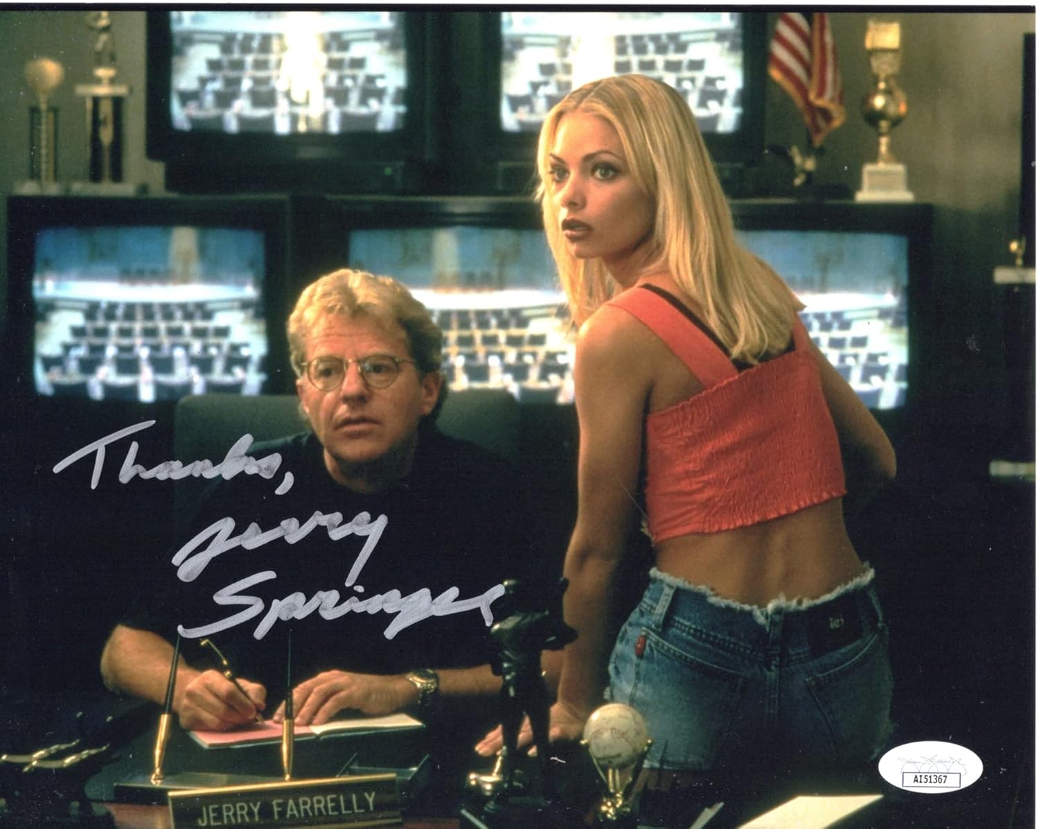 Jerry Springer signed 8x10 Photo Ringmaster Jerry Farrelly Autograph ...