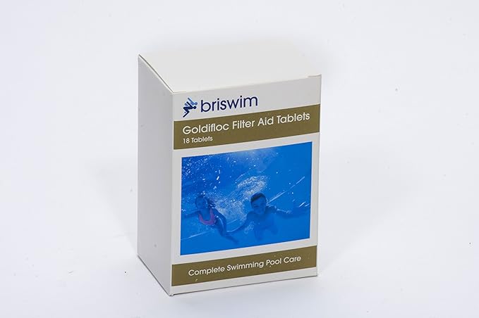OPC Briswim Goldifloc Swimming Pool Clarifier/Floc/Sparkle Tablets Box ...
