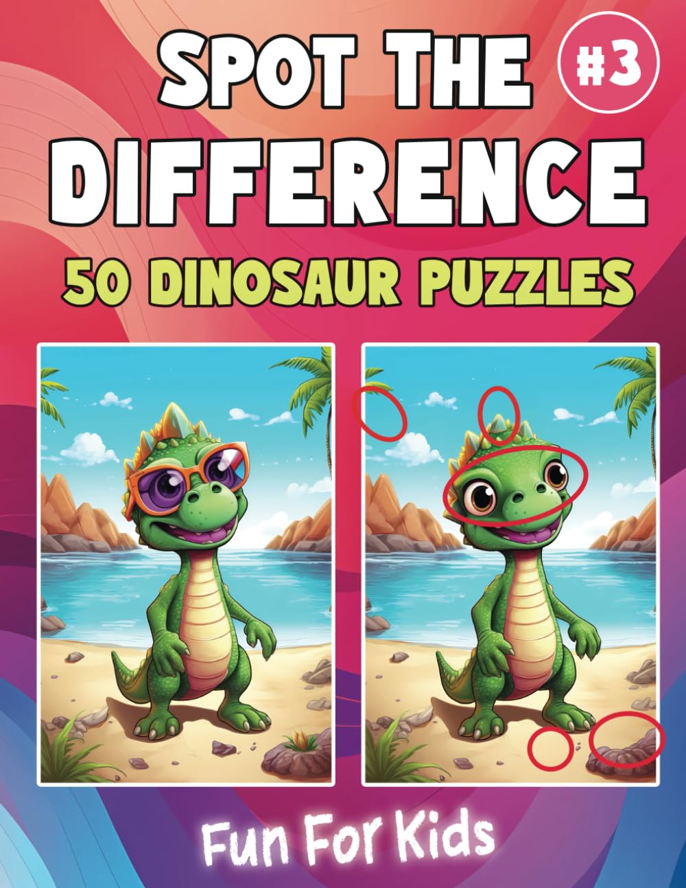 Spot the Difference Book Dinosaurs: Activity Book for Kids 8-12 ...
