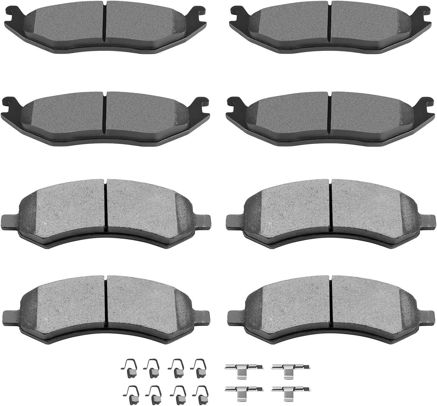 Amazon.com: SCITOO Ceramic Front Rear Disc Brake Pad Set fit for 2010 for Dodge Dakota, 2007 ...