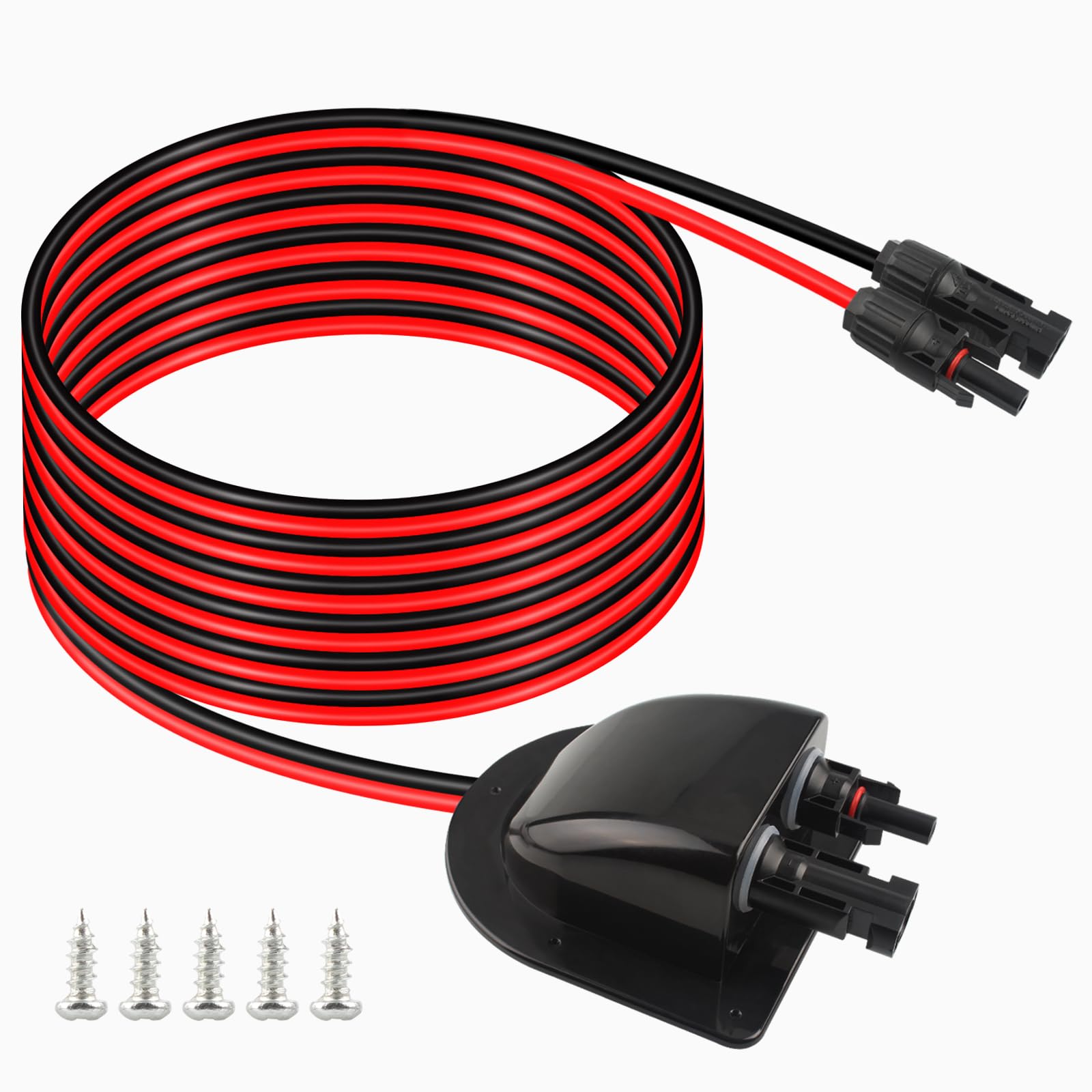 Amazon.com: kbaoele Solar Cable Entry Gland with 10Ft 10AWG Solar ...