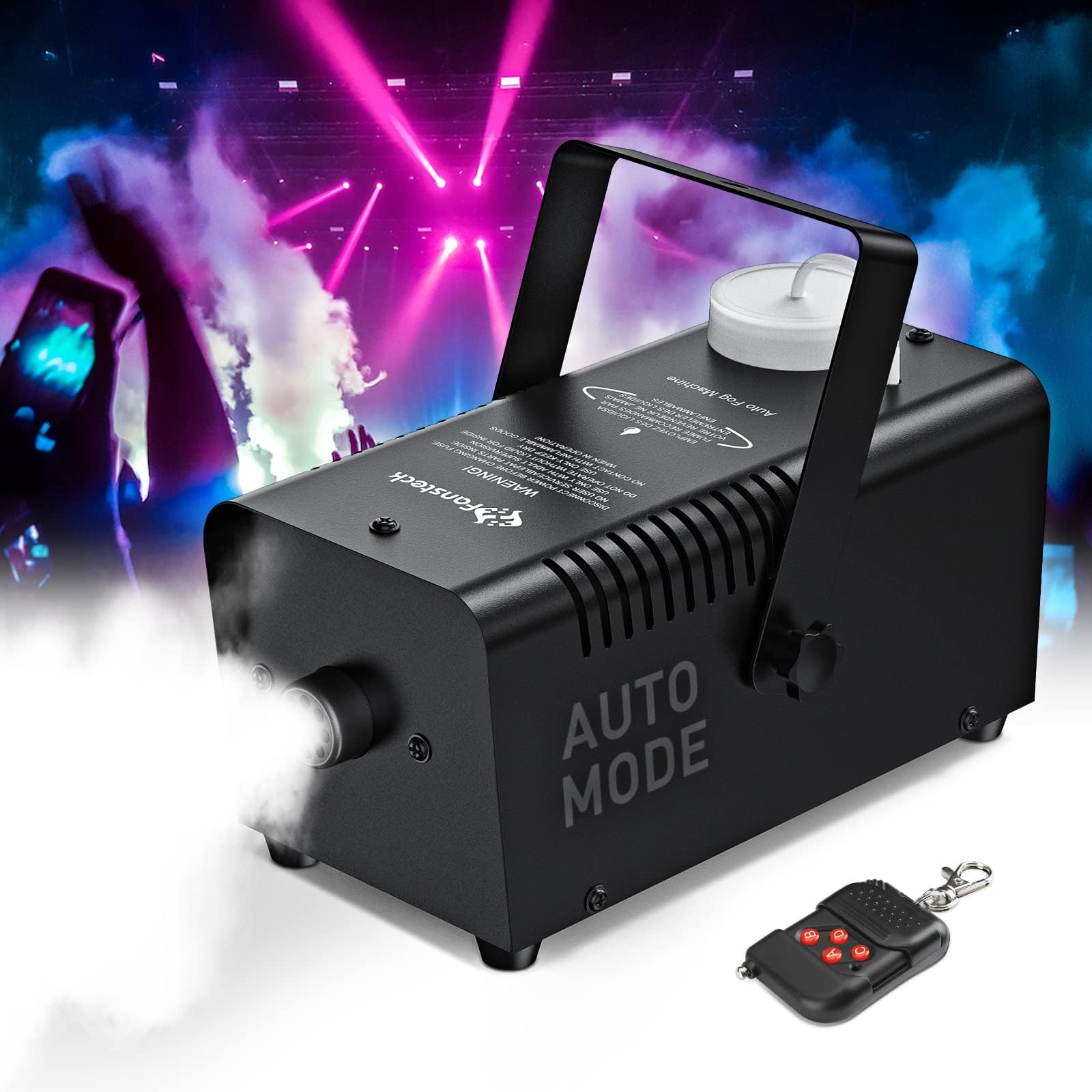 Amazon.com: Upgraded Fog Machine with Continuous Fog, Fansteck ...
