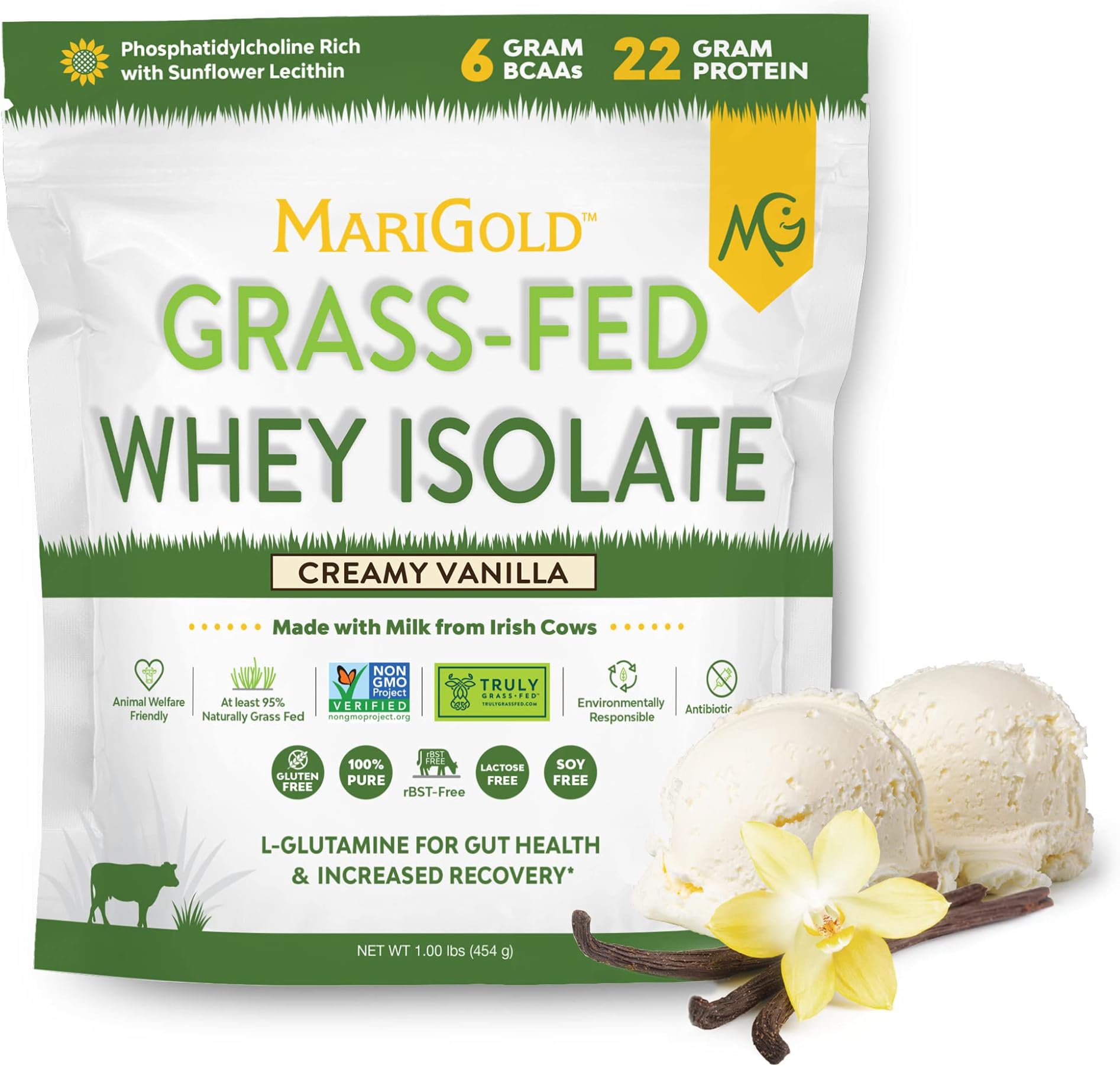 Amazon.com: Natural Force Grass Fed Organic Whey Protein Powder – Non ...