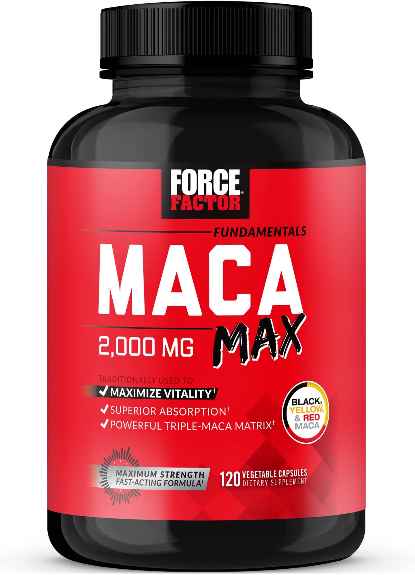 Amazon.com: Force Factor Maca Max, Maca Root Capsules to Maximize ...