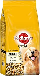 Pedigree Hundefutter Trockenfutter Adult mit Huhn und Gemüse, 1 Beutel ...