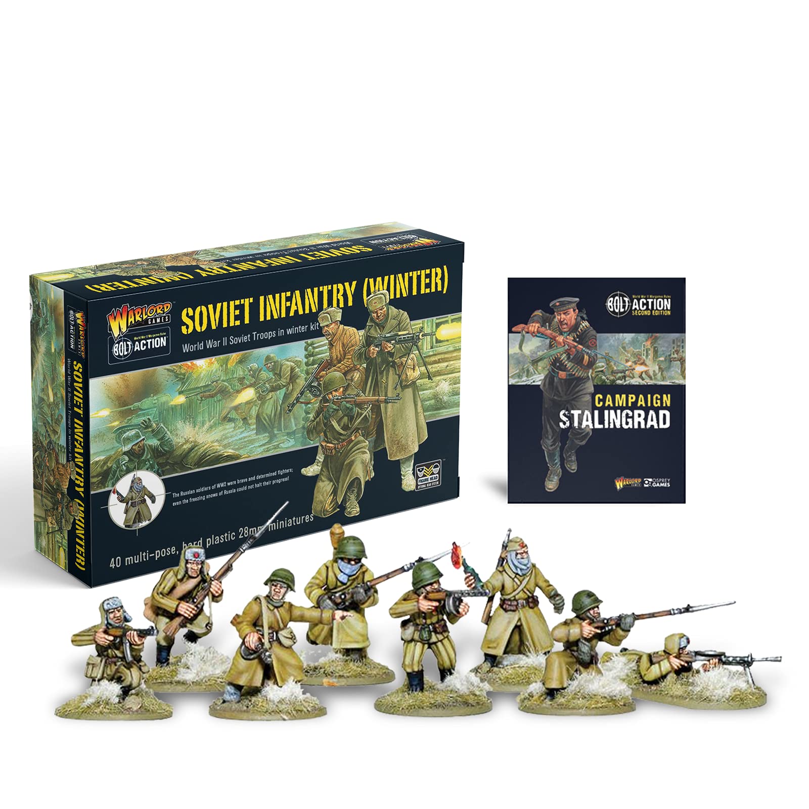 Wargames Delivered Bolt Action Miniatures Warlord Games Soviet Infantry ...