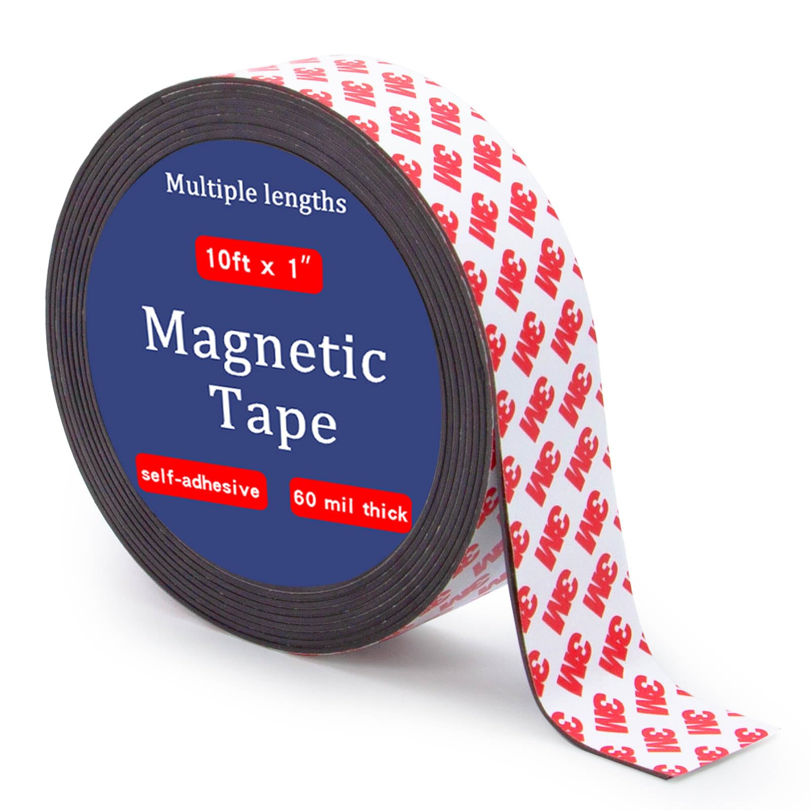Amazon.com : Towjug Magnetic Tape Strip Roll with 3M Self Adhesive ...