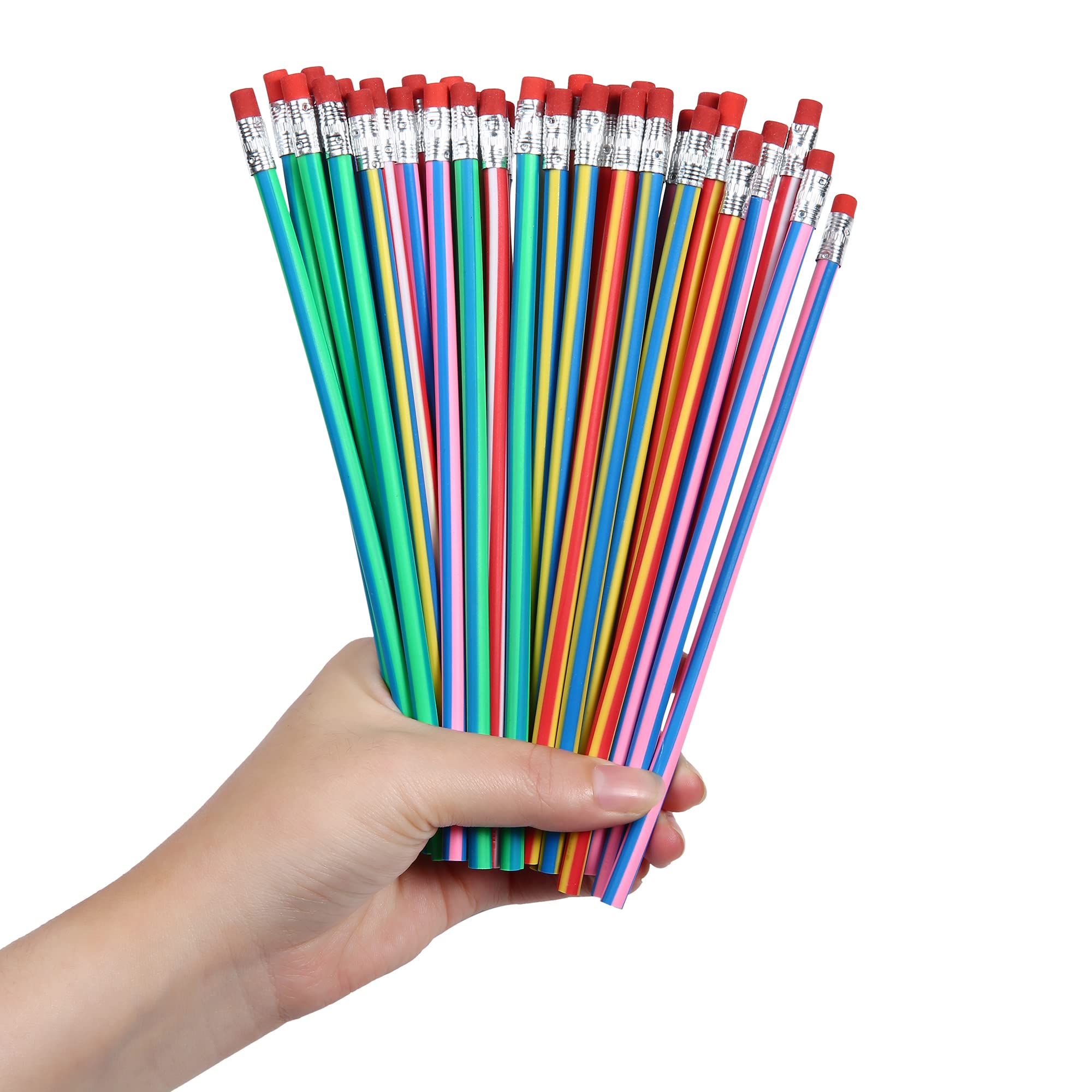 Amazon.com : Jsehchya 40PCS Flexible Bendable Pencils for Kids with ...