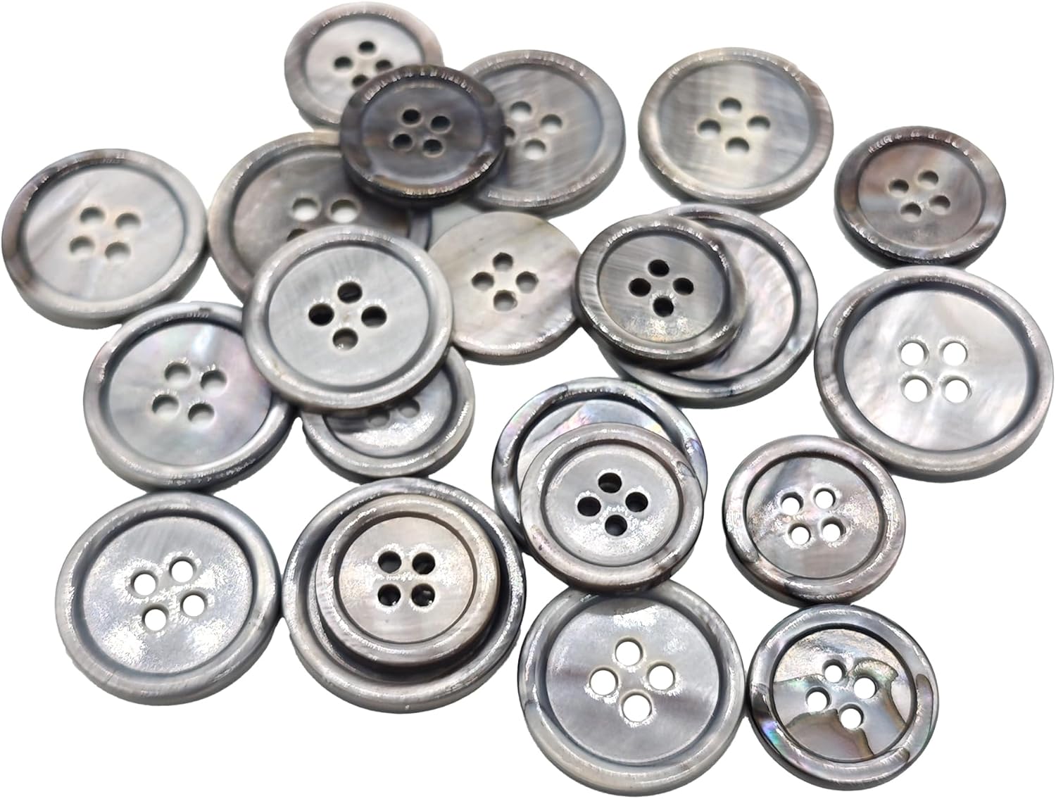 Amazon.com: CANDEOLA 22-Pcs Mother of Pearl Shell Buttons | Bulk ...