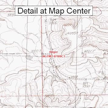 Amazon.com : USGS Topographic Quadrangle Map - Hilger, Montana (Folded ...