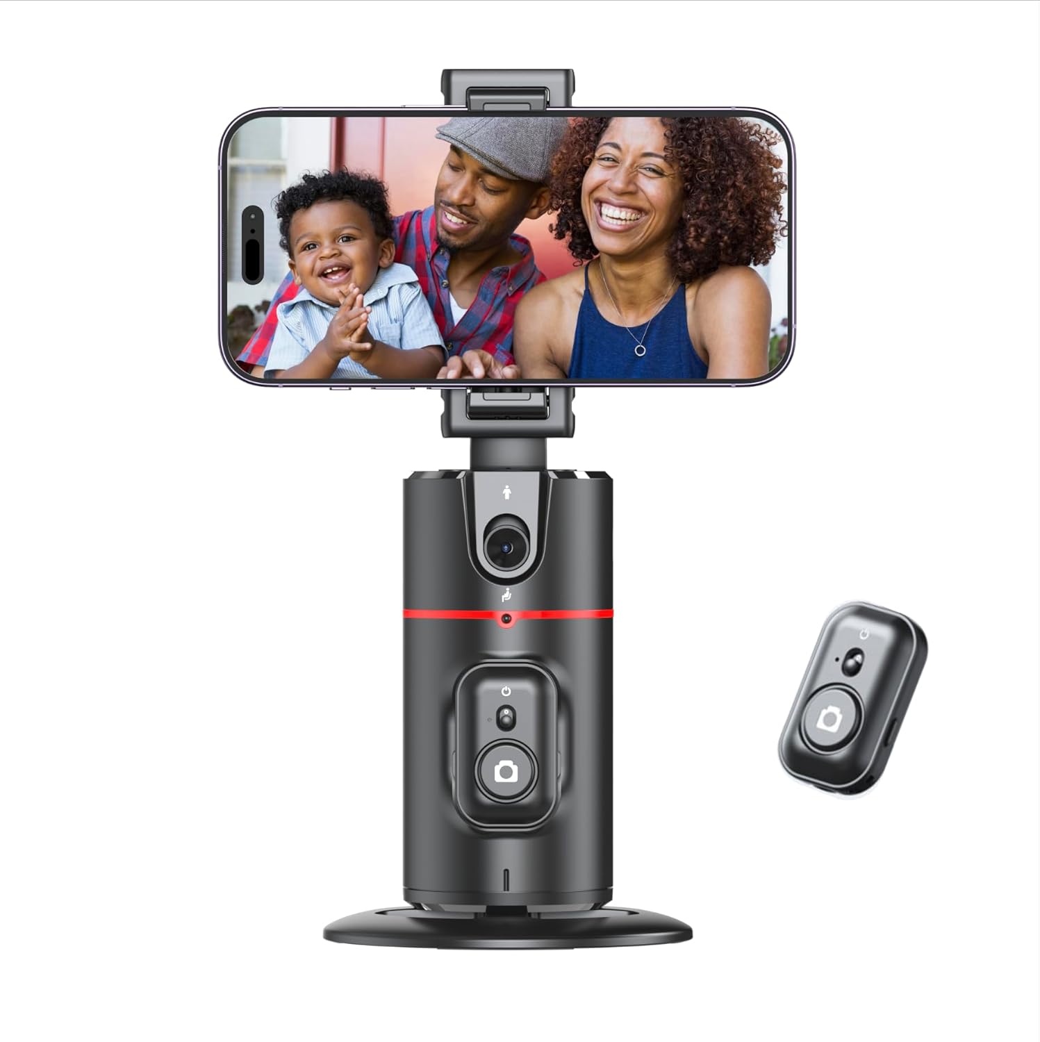 MotionPro Auto-Face Tracker Mobile Phone Gimbal, 360° Rotating Smart ...