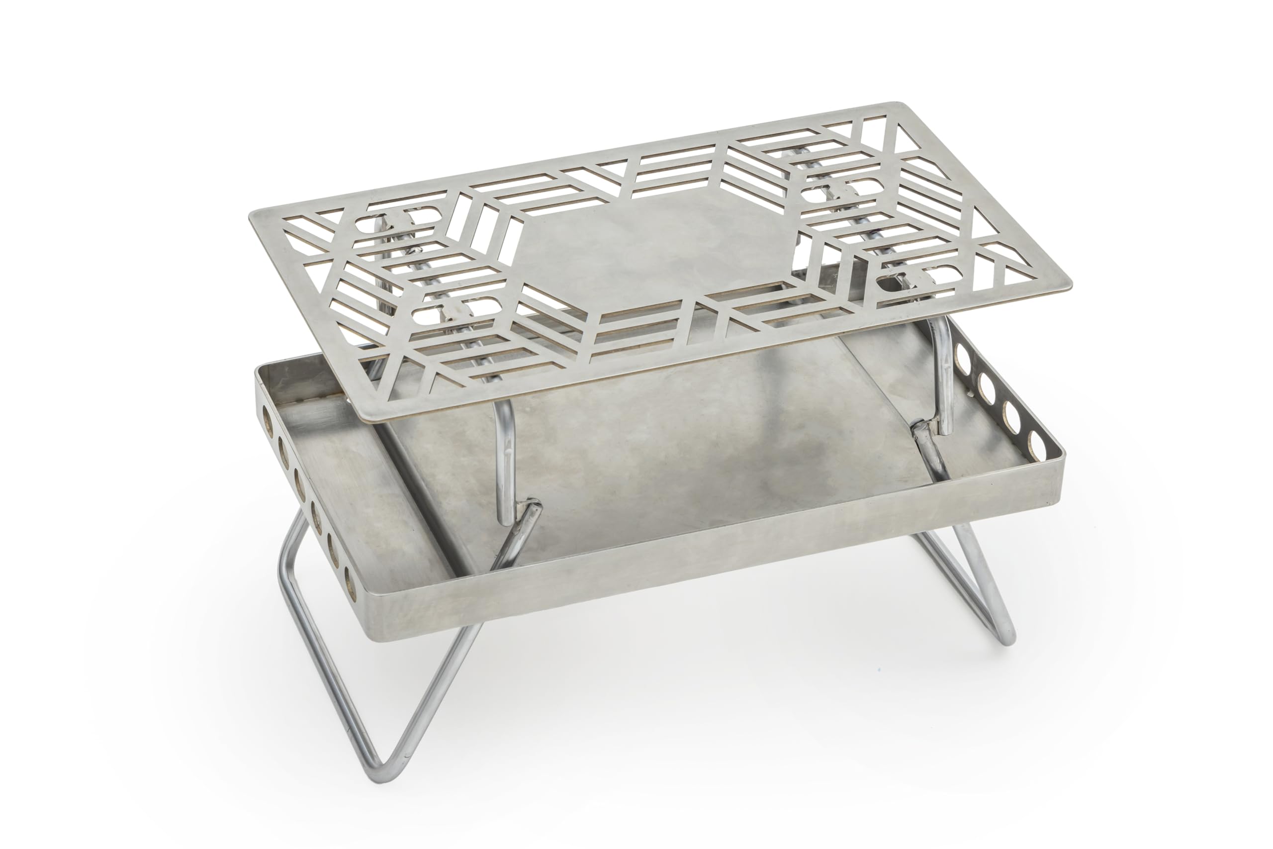 Amazon | TRGR 焚き火台 コンロ バーベキューコンロ セット ソロ 1～2人用 軽量 焚き火 焚火台 エントリーモデル 初心者 初めて キャンプグリーブ BBQコンロ グリル ...