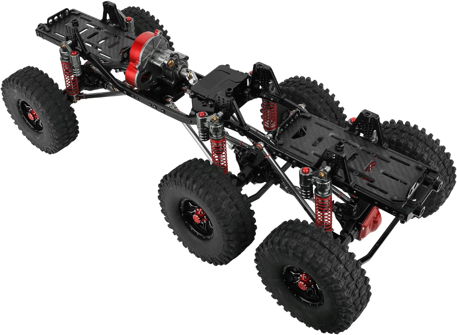 Amazon.com: RZXYLRC Metal Upgraded 6x6 RC Car Chassis Frame with 2 ...