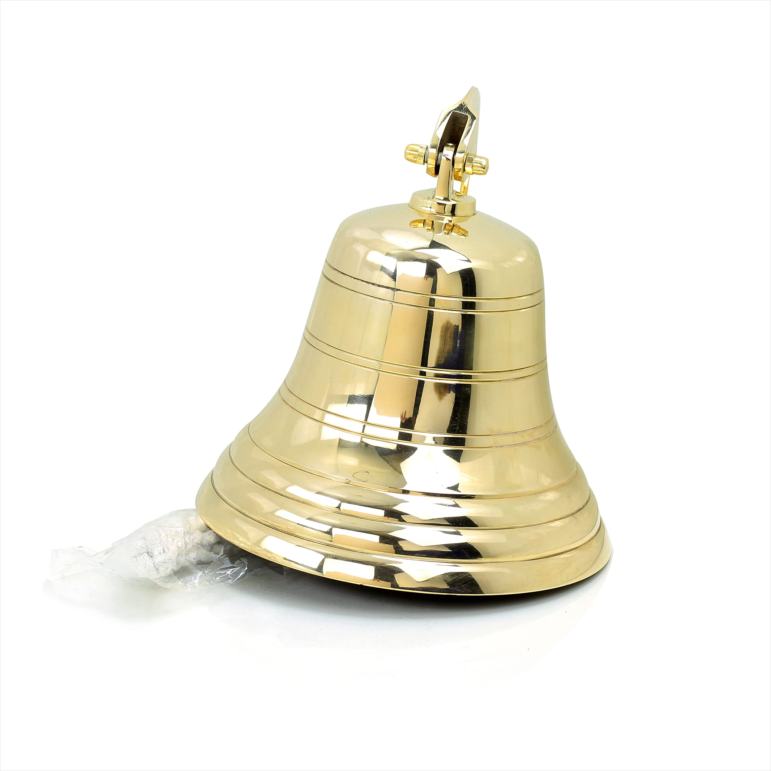 Nautical Ship Bell Nagina International Solid Brass Ship Bell With ...