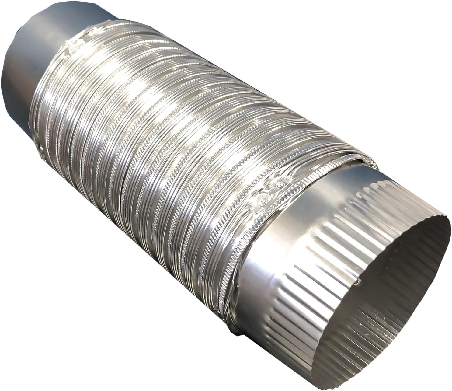 Speedi-Products EX-AFP 424 4-Inch x 2-Foot Semi-Rigid Push-Fit Duct, No ...