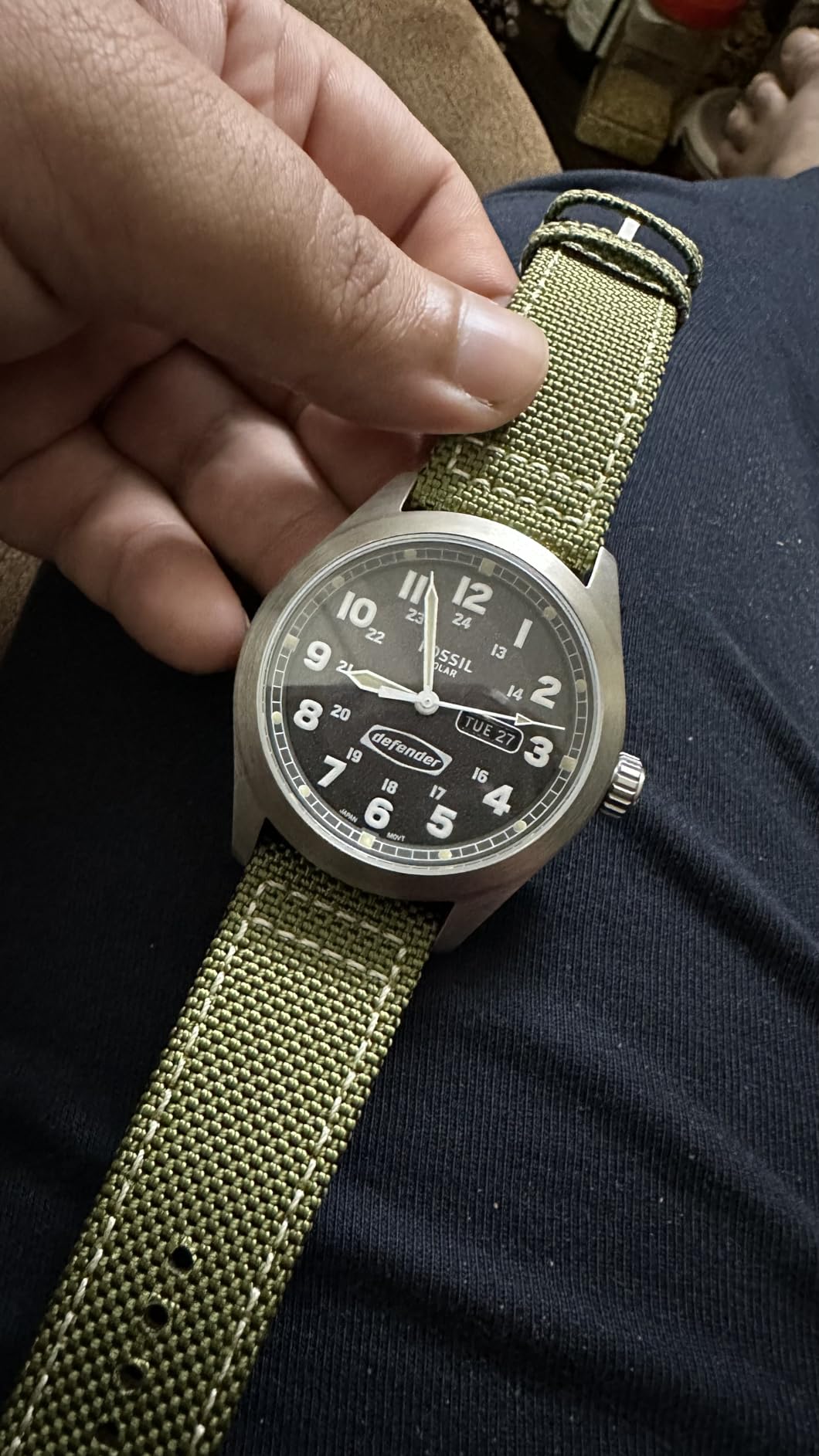 Fossil Defender Analog Black Dial Men's Watch-FS5977 : Amazon.in: Watches