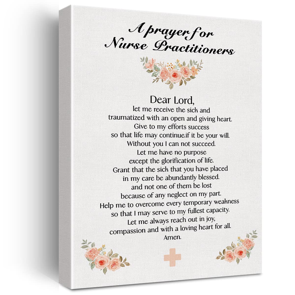 Amazon.com: Motivational NP Wall Art Decor Nurse Practitioner Prayer ...