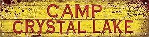 Amazon.com: Camp Crystal Lake Street Sign Retro Funny Wall Decor Metal ...