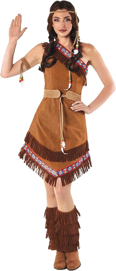 Amazon.com: fun shack Native American Costume for Women, Warrior ...