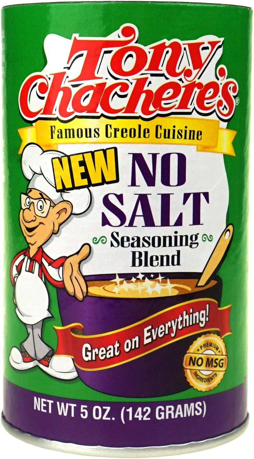Amazon.com : TONY CHACHERE'S: Creole No Salt Seasoning Blend, 5 oz ...