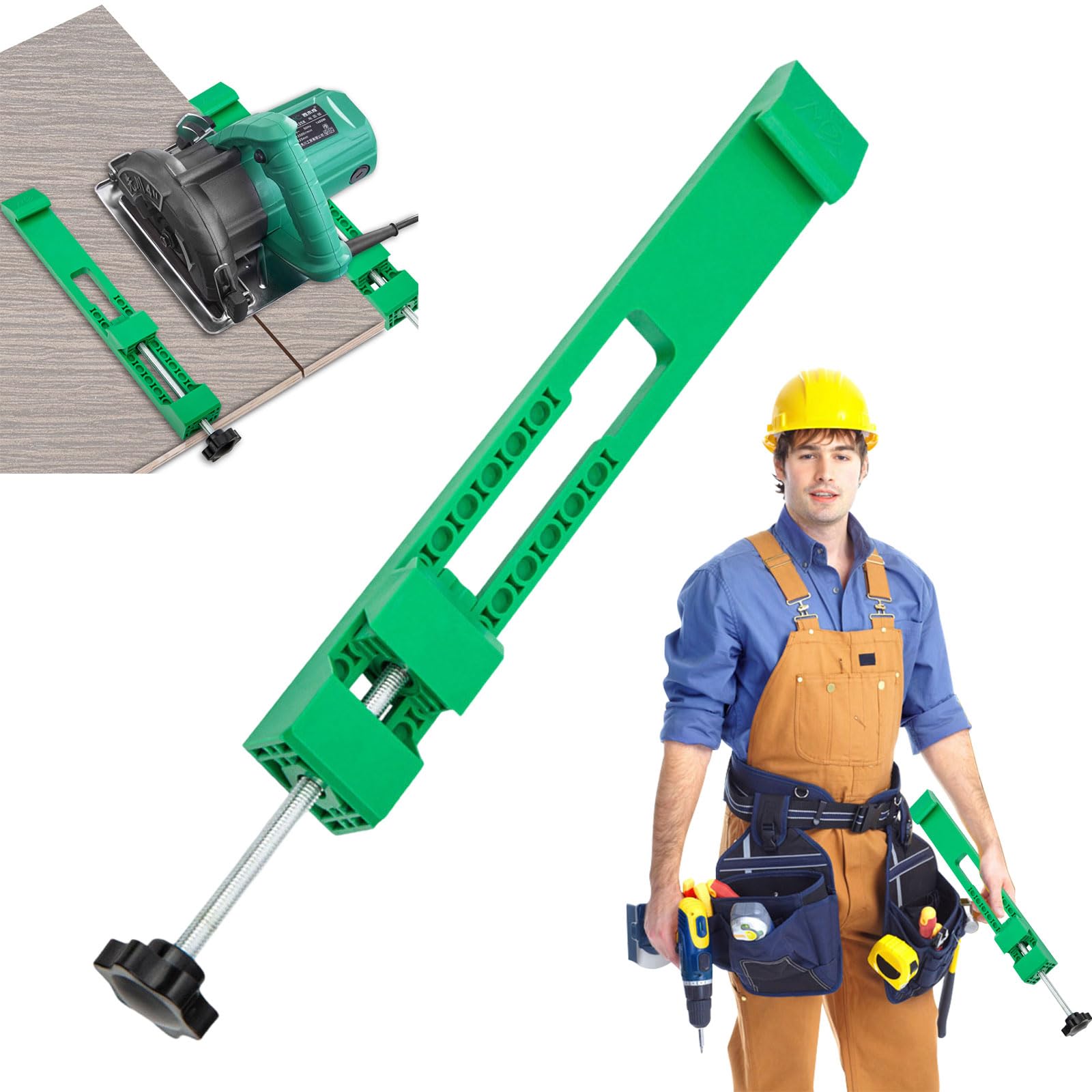 Snapklik.com : Adjustable Cutting Machine Base Guide, Clamp Circular ...