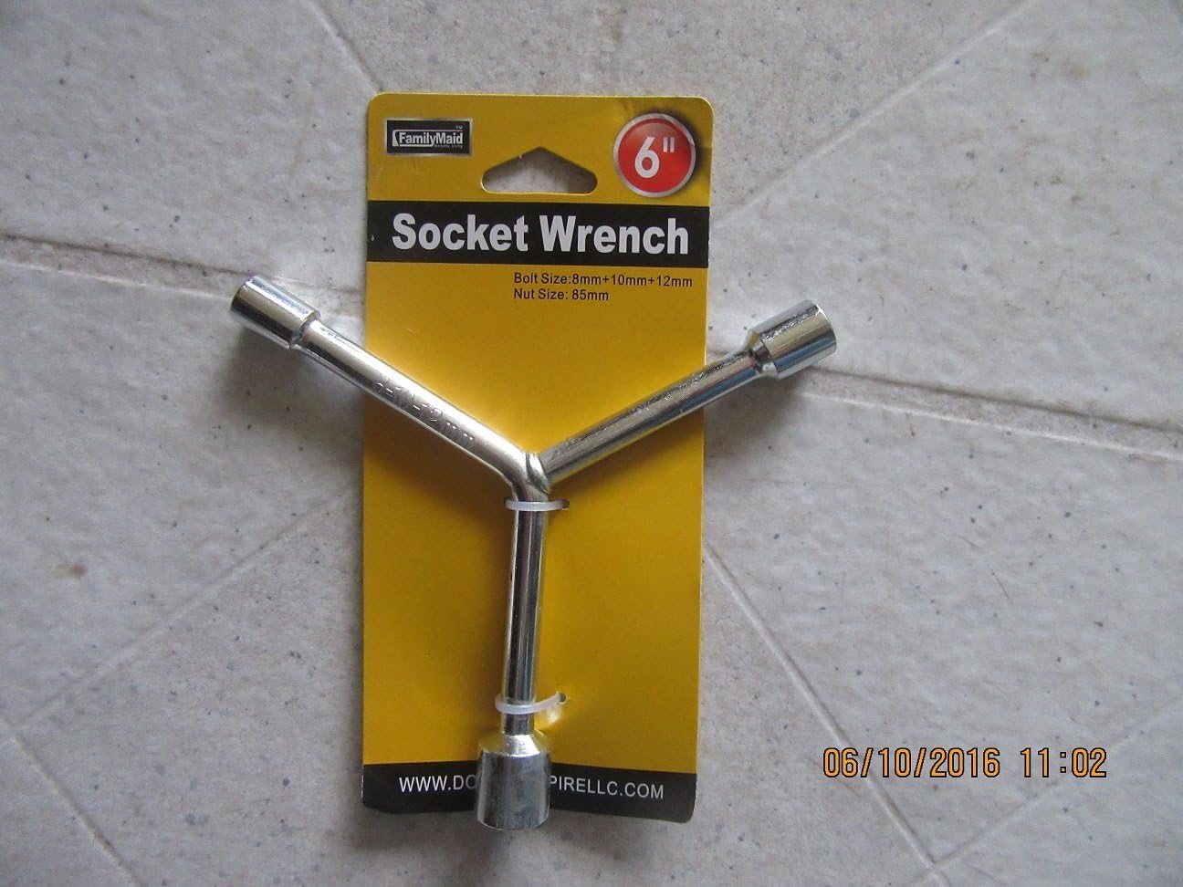 Amazon.com: Family Maid SOCKET WRENCH Y SHAPED TOOL 6" sold 24 per ZACK ...
