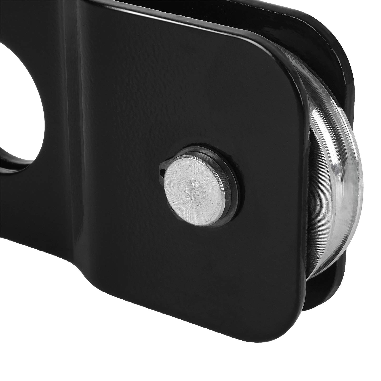 Snapklik.com : 1/2 Inch Snatch Blocks 4 Ton Heavy Duty Winch Pulley ...