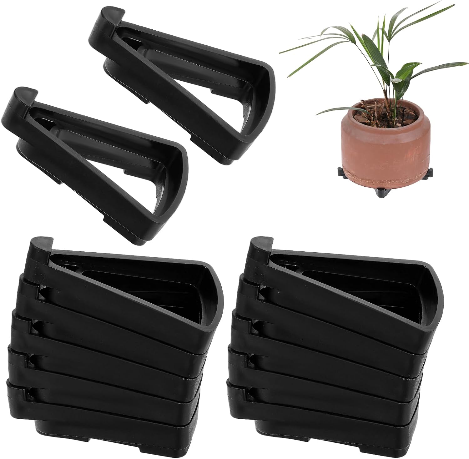Amazon.com: Hariendny 12 PCS Pot Feet for Outdoor Planters, Plant Pot ...
