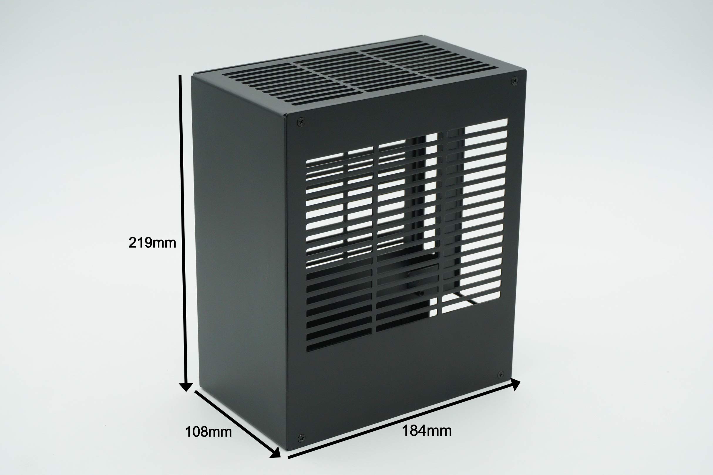 K39 Mini ITX PC Case All Aluminum Mini Tower HTPC Small Chassis Gaming ...