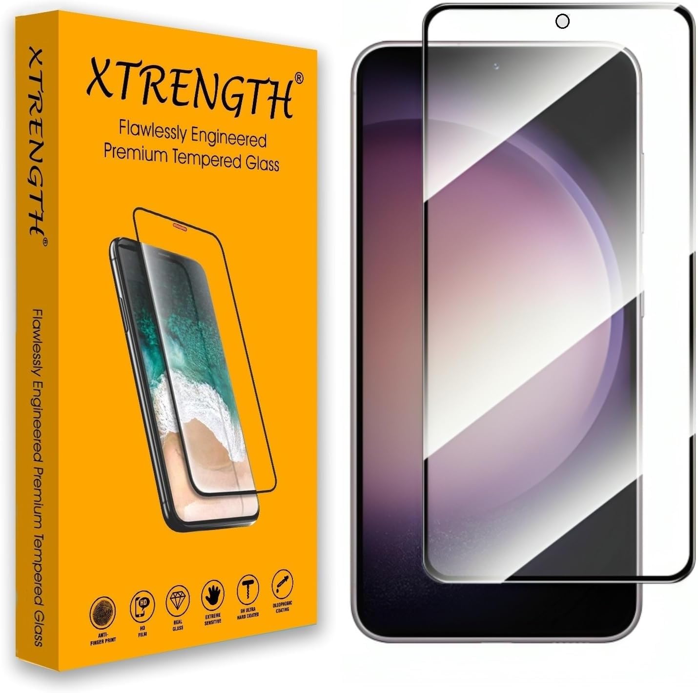 Amazon Brand - Solimo Tempered Glass Screen Protector for Samsung ...