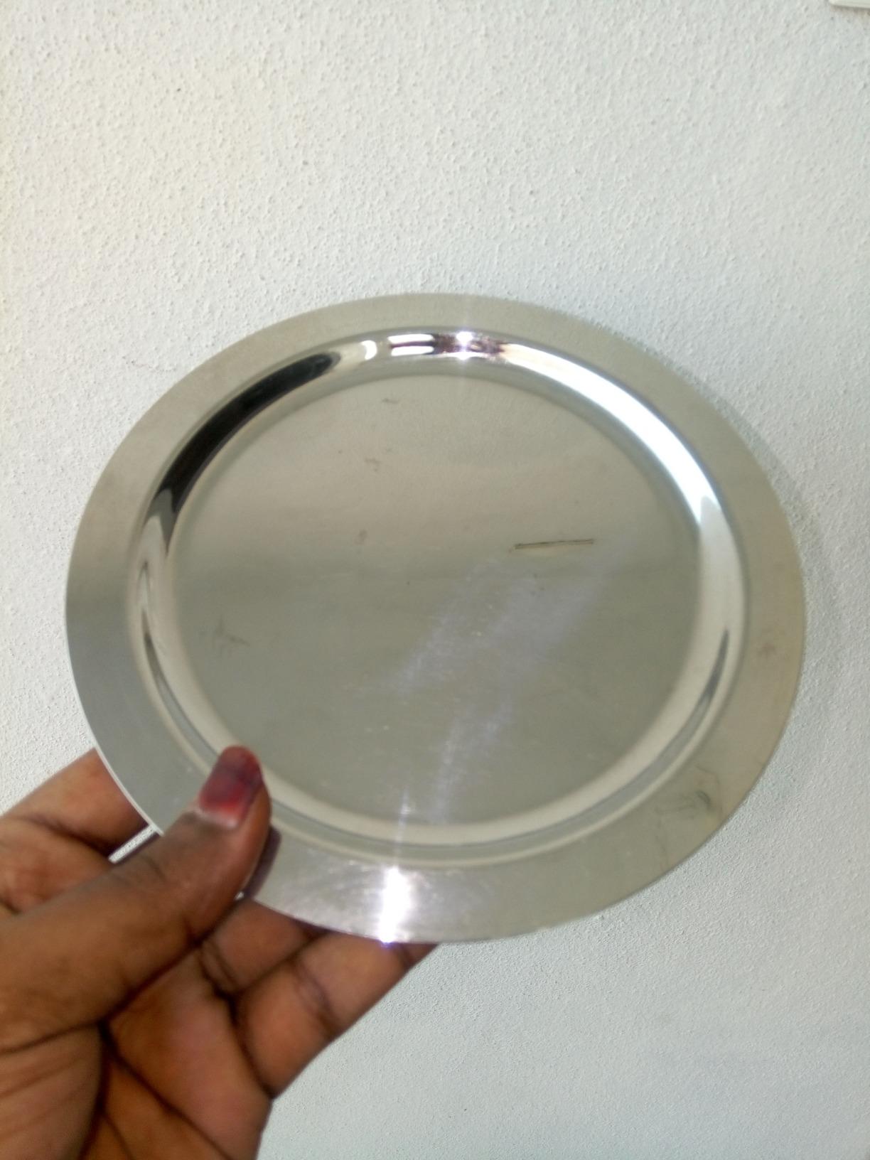 Buy Neelam Stainless Steel 10 22G Tope Cover, 17.5 cm, Silver Online at ...