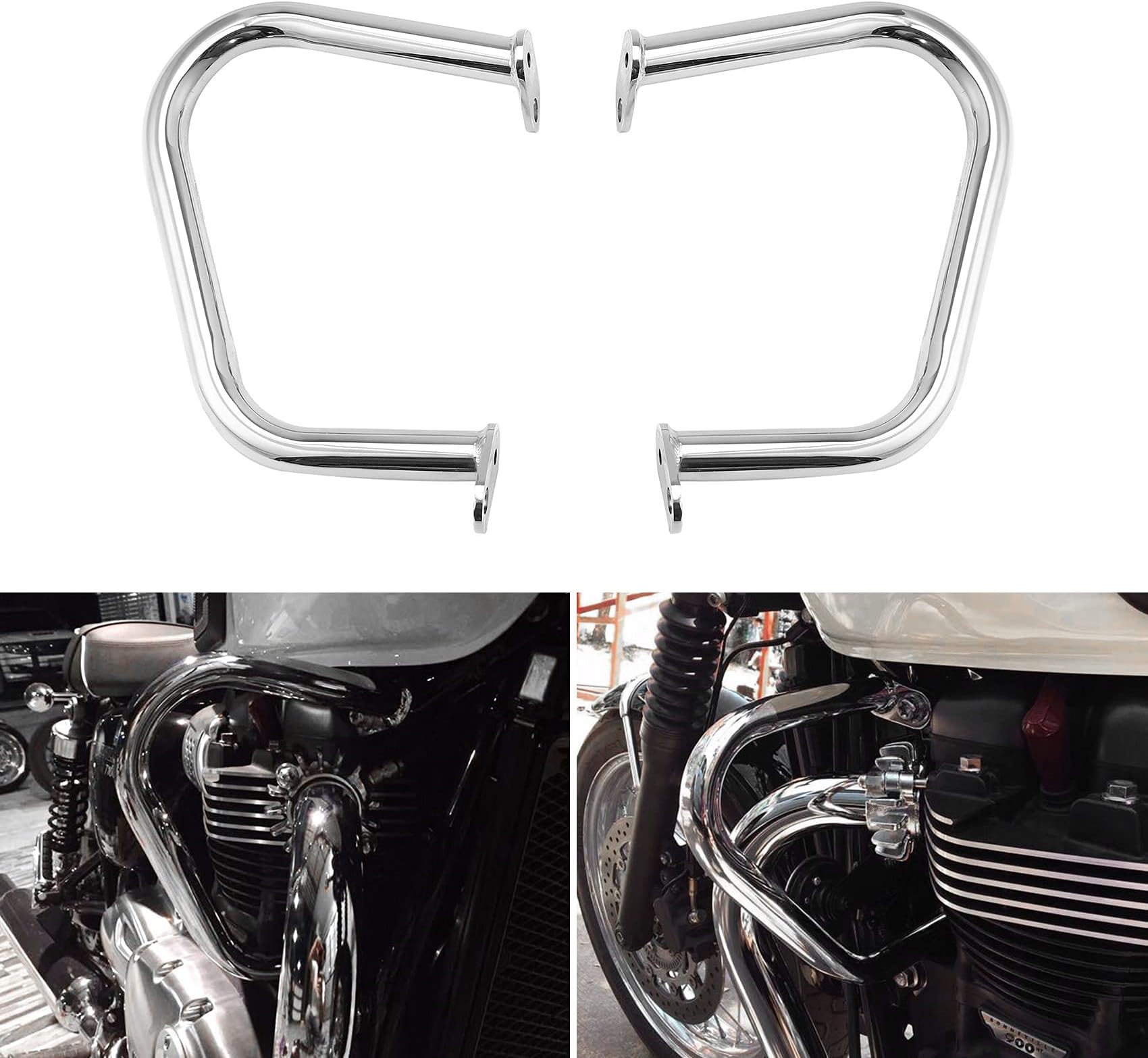 Amazon.com: Crash Bars for Triumph Bonneville Bobber Bonneville T100 ...
