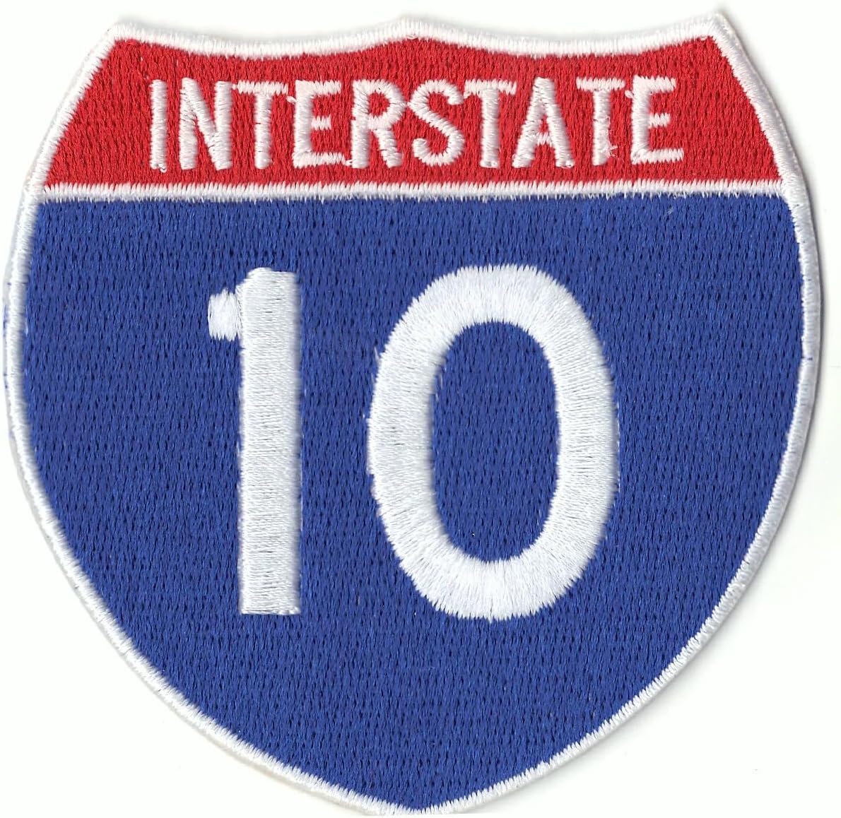 Amazon.com: Houston Freeway Interstate 10 I-10 Sign Logo Embroidered ...