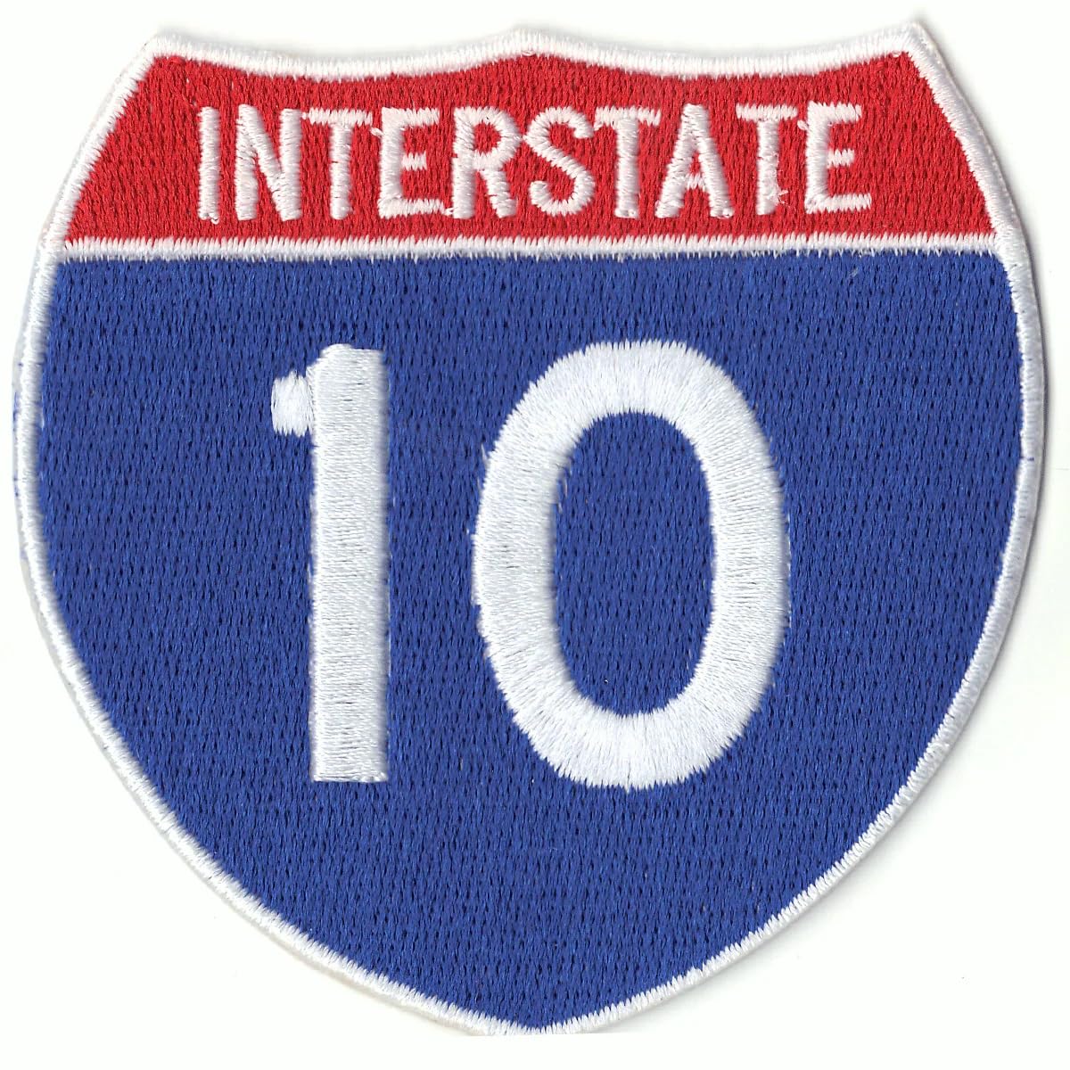 Amazon.com: Houston Freeway Interstate 10 I-10 Sign Logo Embroidered ...