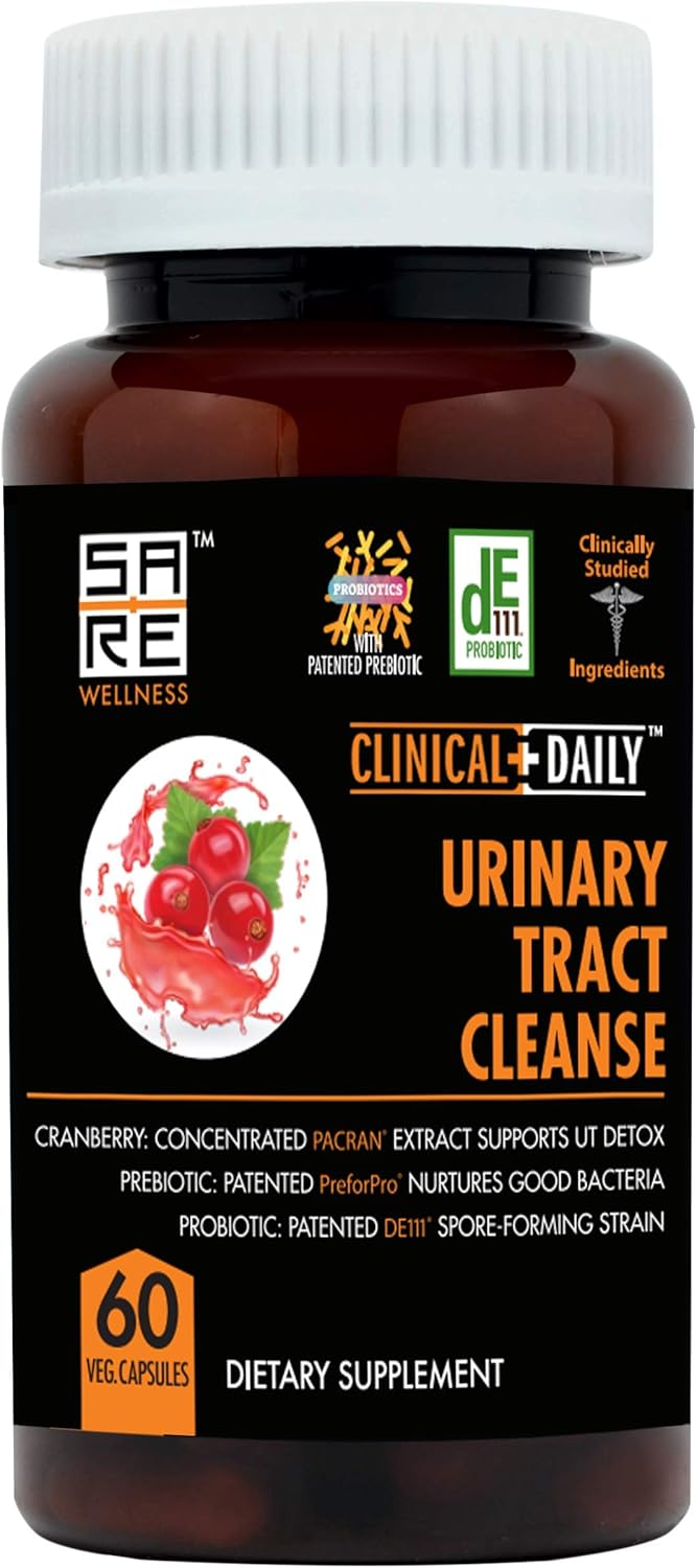 Amazon.com: CLINICAL DAILY Urinary Tract Infection Treatment & Bladder ...