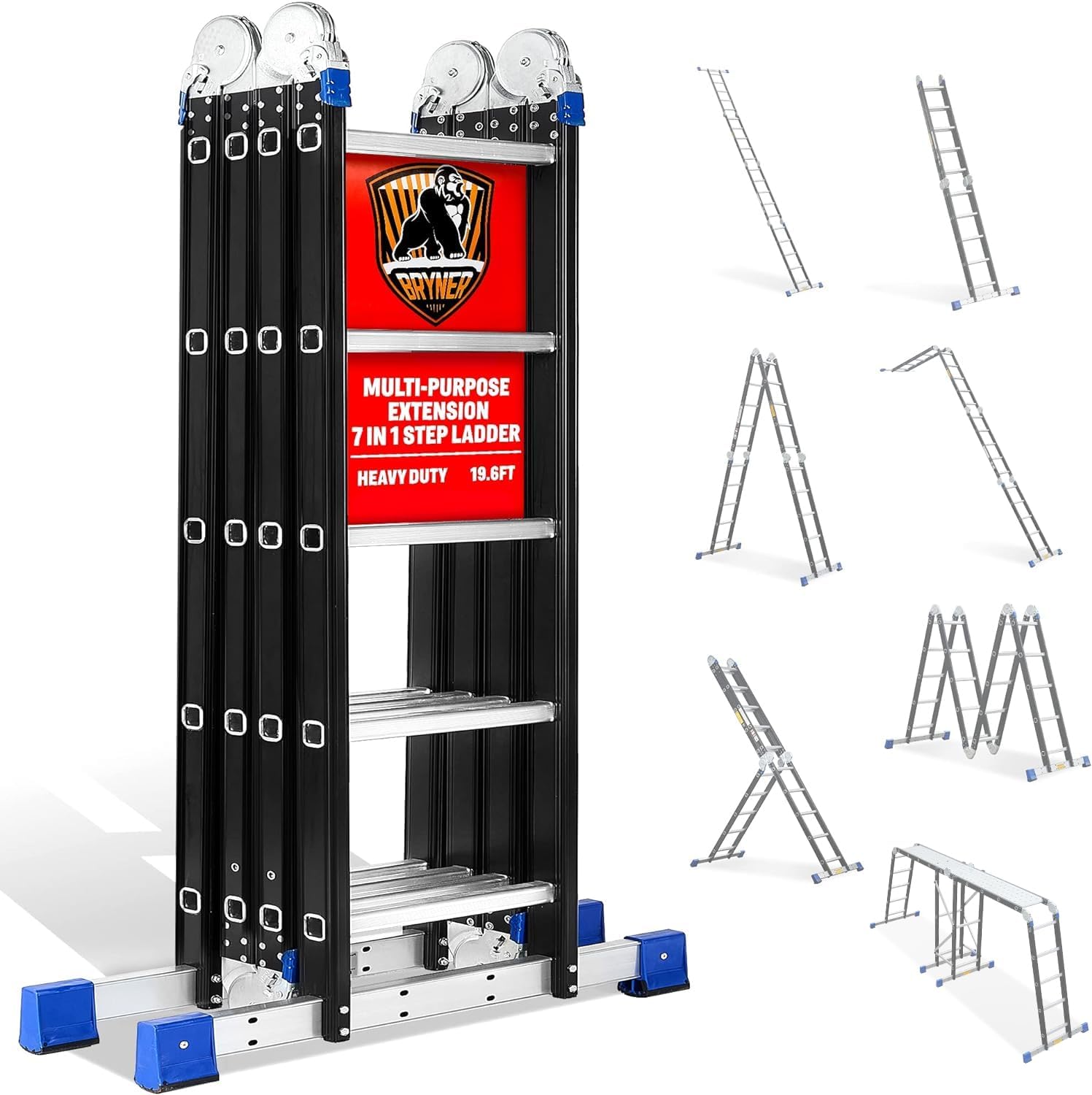 Little Giant Ladder Systems, SkyScraper, M15, 8-15 foot, Stepladder ...