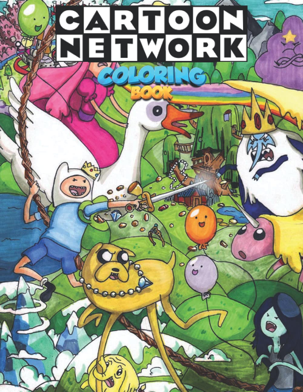 Buy Cartoon Network Coloring Book: Great Gift For Kids Who Love Cartoon ...