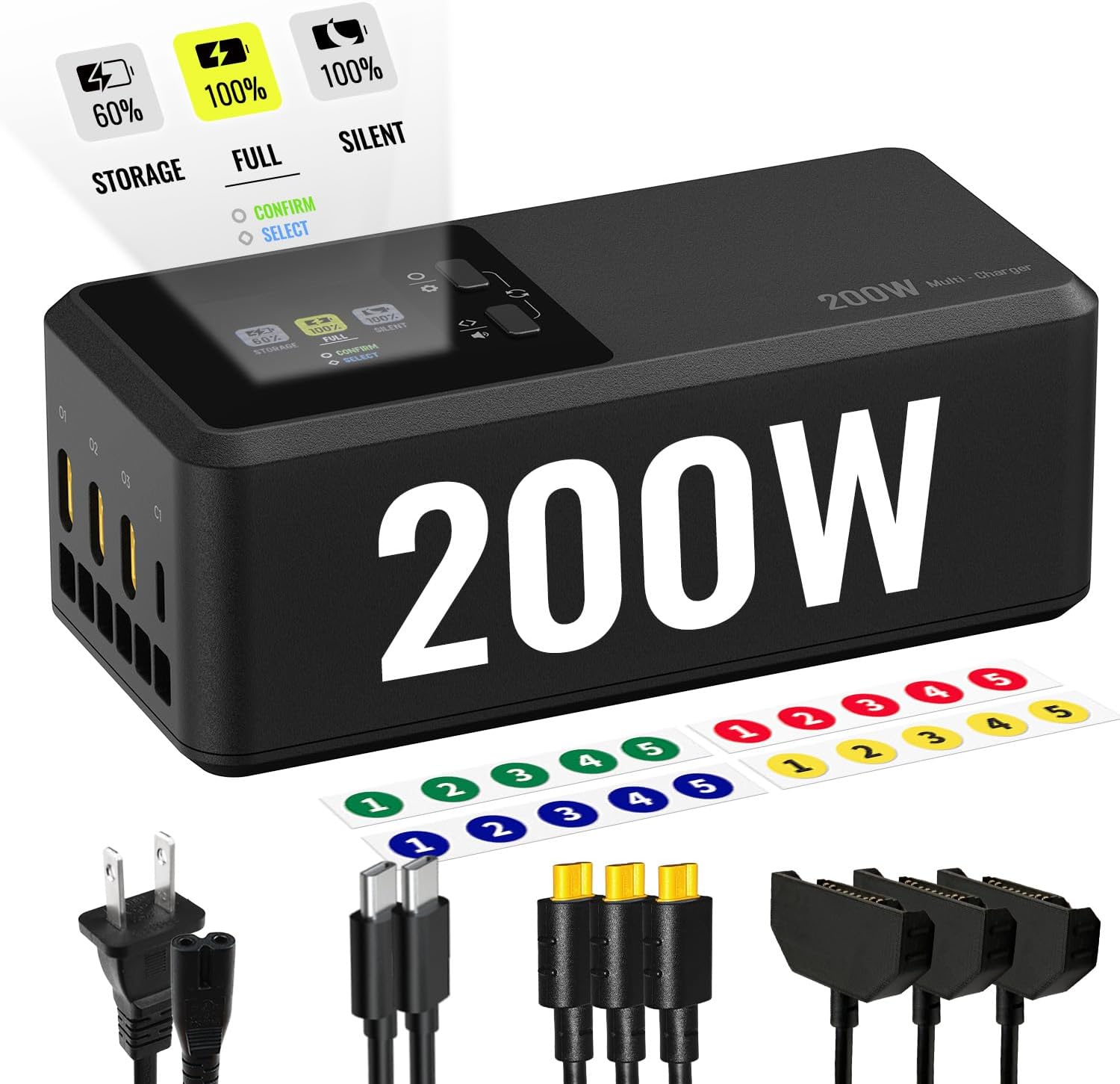 Amazon.com: LKTOP 200W Matrice 4 Series Battery Charging Hub Fast ...