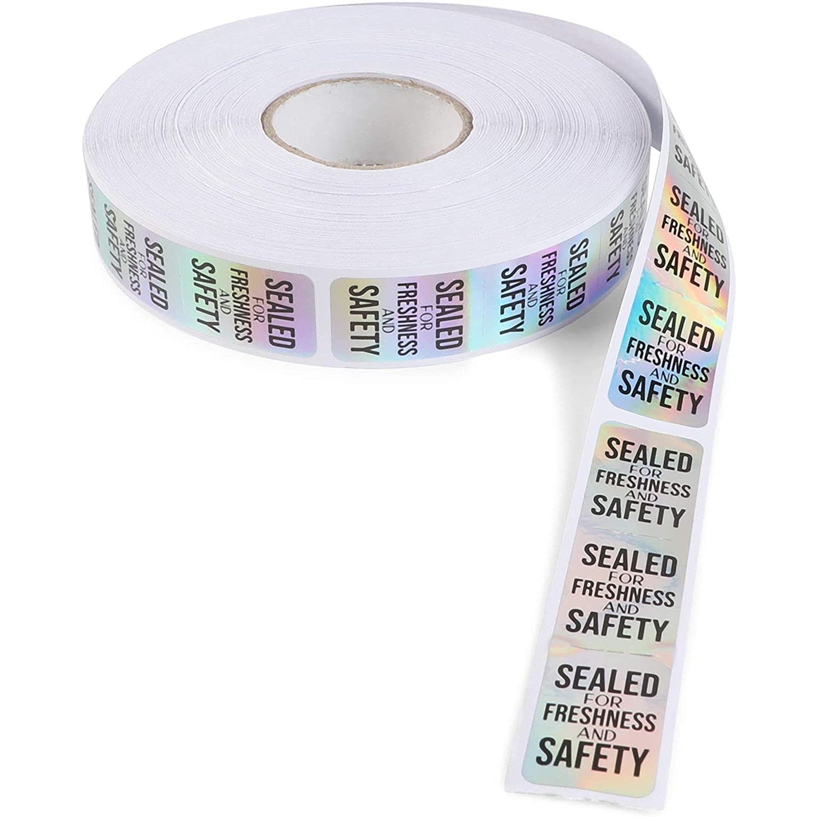 Snapklik.com : Stockroom Plus Tamper Evident Sticker Roll - Food ...