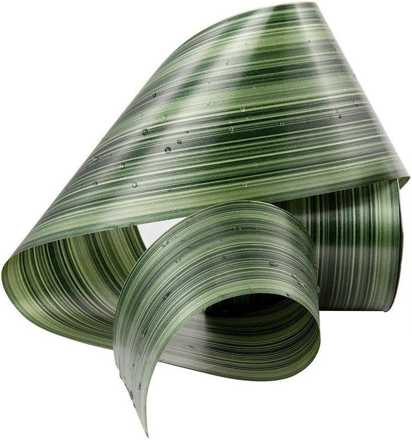 Amazon.com: Yuxung 2 Pcs 4'' 50 Yard Dark Green Ti Leaf Floral Ribbon ...