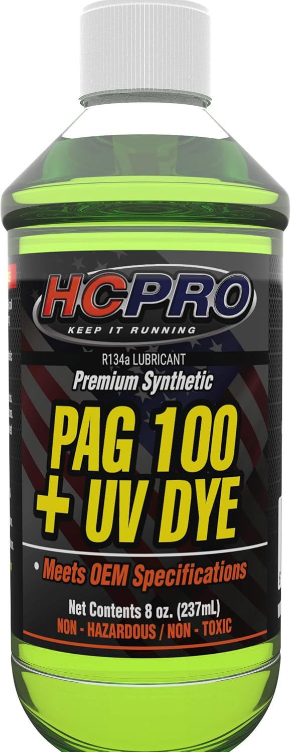 Buy HCPRO P100-8D PAG 100-Viscosity Plus UV Dye Oil - 8 oz 1 Online at ...