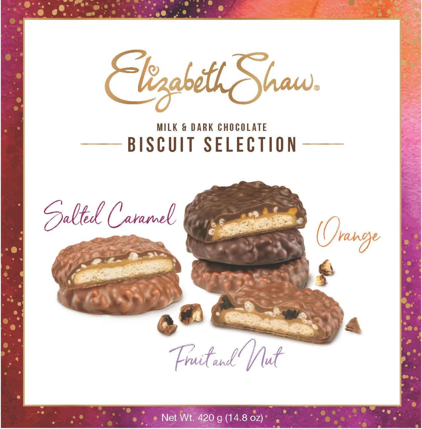 Elizabeth Shaw Biscuit Gift Pack – Milk and Dark Chocolate Biscuit ...
