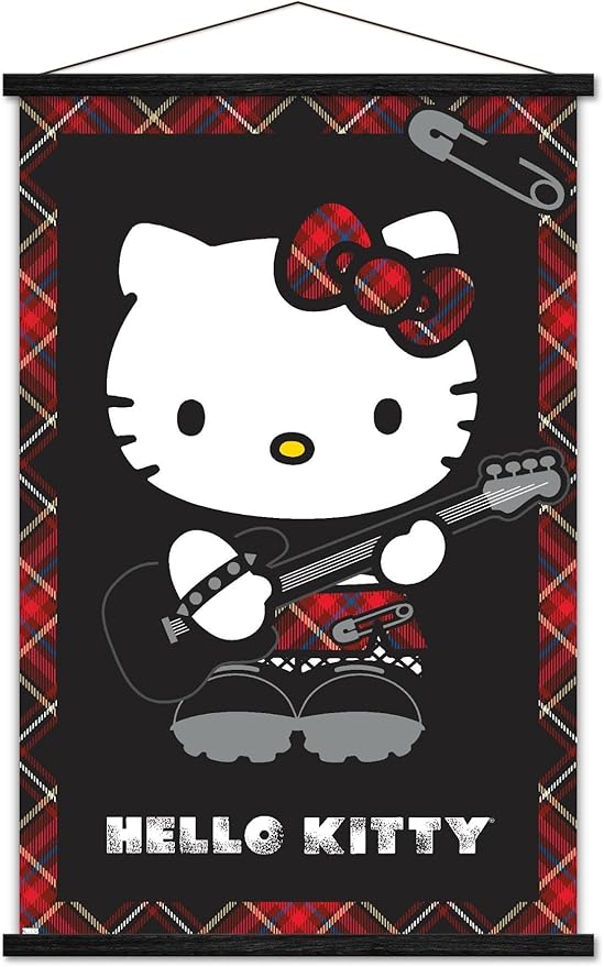 Amazon.com: Trends International Hello Kitty - Punk Wall Poster, 22.37 ...