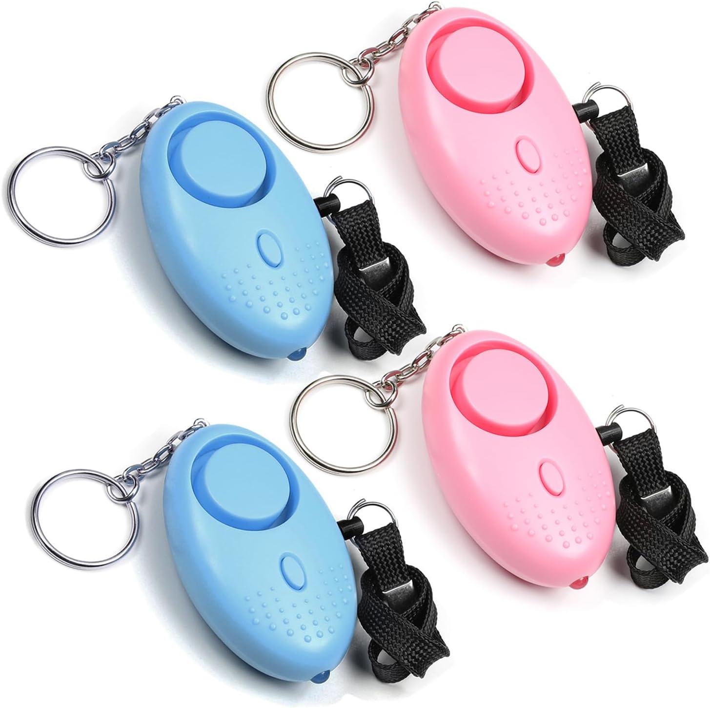 Amazon.com: 2 Pack Safe Sound Personal Alarm, Blue+Pink 130DB Personal Security Alarm Keychain w ...