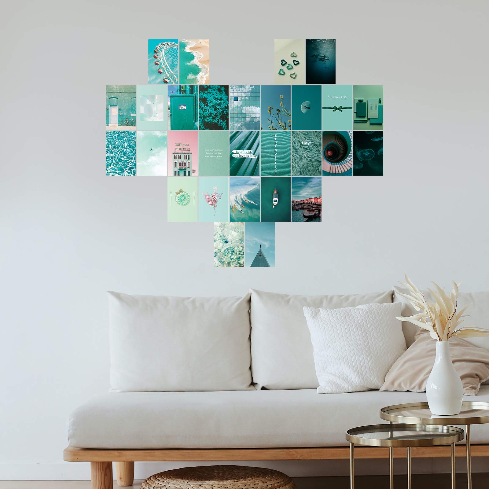 SAVITA 30Pcs 4x6 Inch Collage Posters Kit for Wall Aesthetic, Dreamy ...