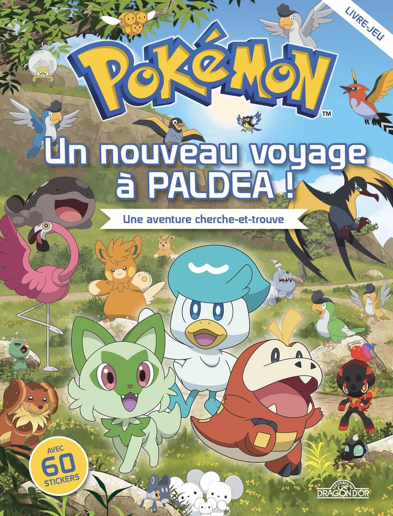 Amazon.com: Pokémon - Cherche-et-trouve - Un nouveau voyage à Paldea ...