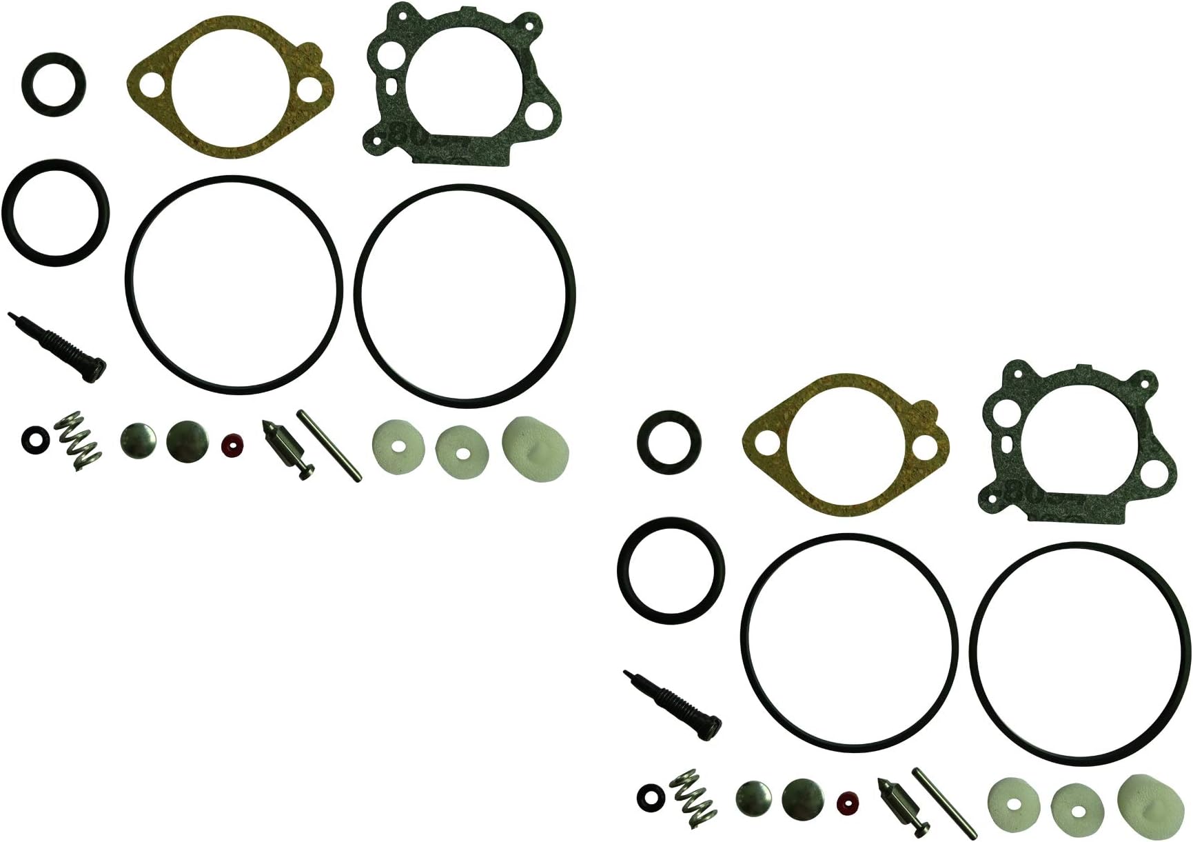 Carburetor Rebuild Kit Replaces Briggs & Stratton 498260 493762 492495 ...