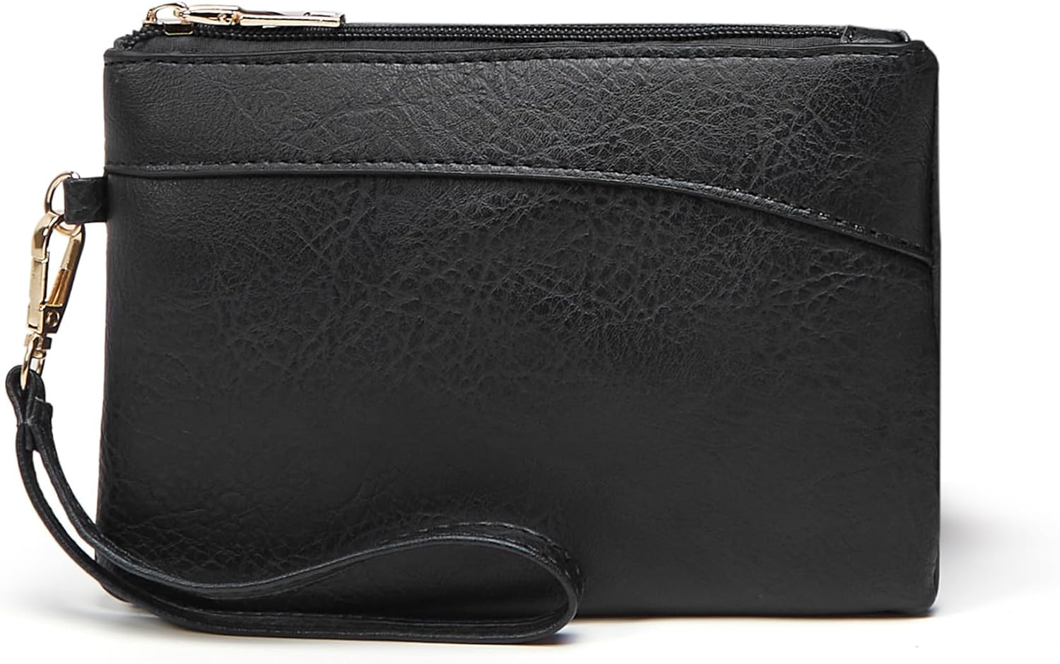 JMMDY Leather Wristlet Clutch Bag for Women, Wristlet Wallet Clutch ...