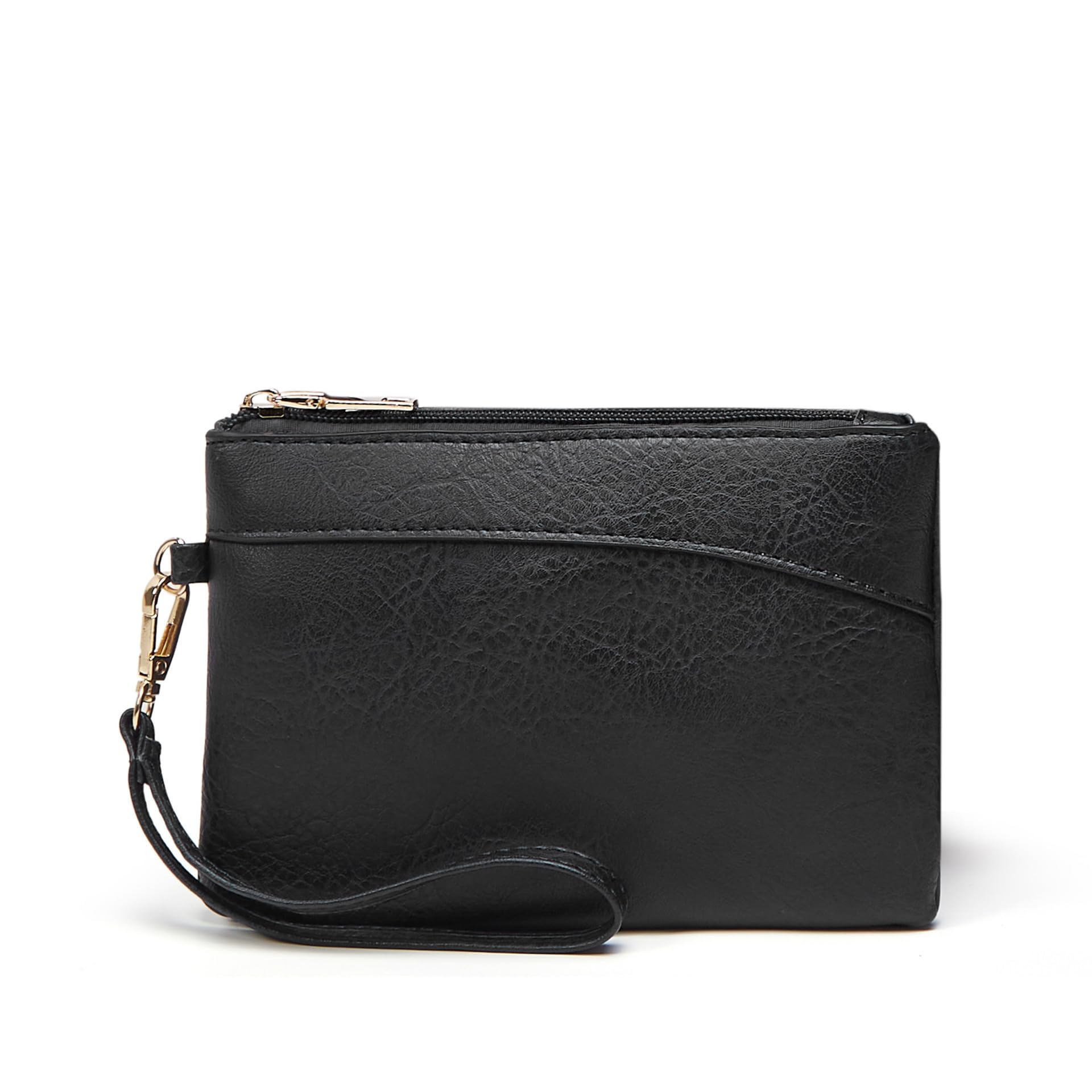 Amazon.com: JMMDY Leather Wristlet Clutch Bag for Women, Wristlet ...